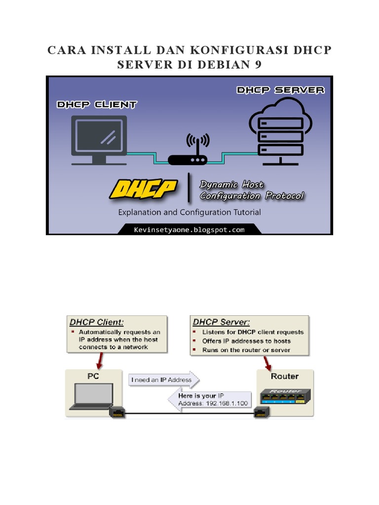 C.Konfigurasi DHCP Server Di Debian | PDF