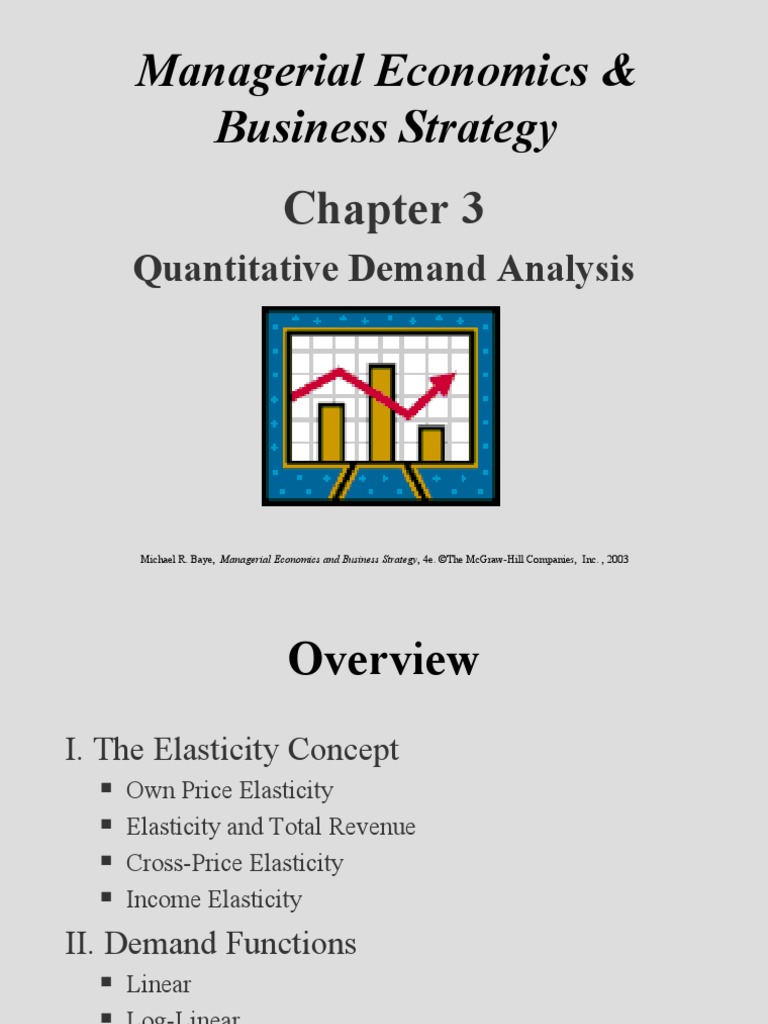 Quantitative Demand Analysis | PDF | Elasticity (Economics) | Demand