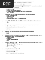 Cwi Exam With Answer (103 Questions) | PDF | Welding | Construction