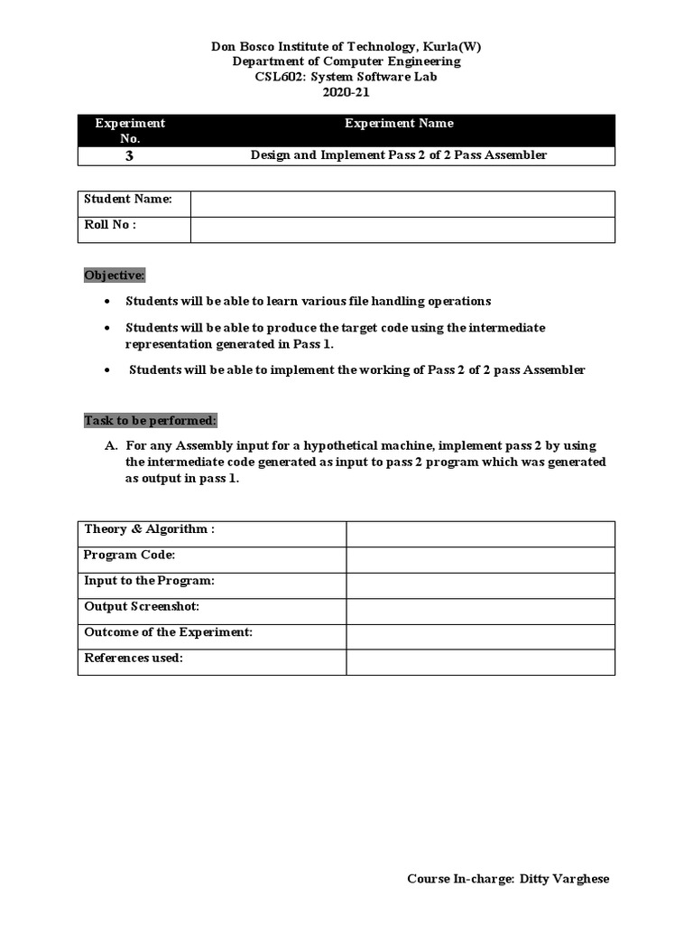SS Lab - Experiment No 3 | PDF