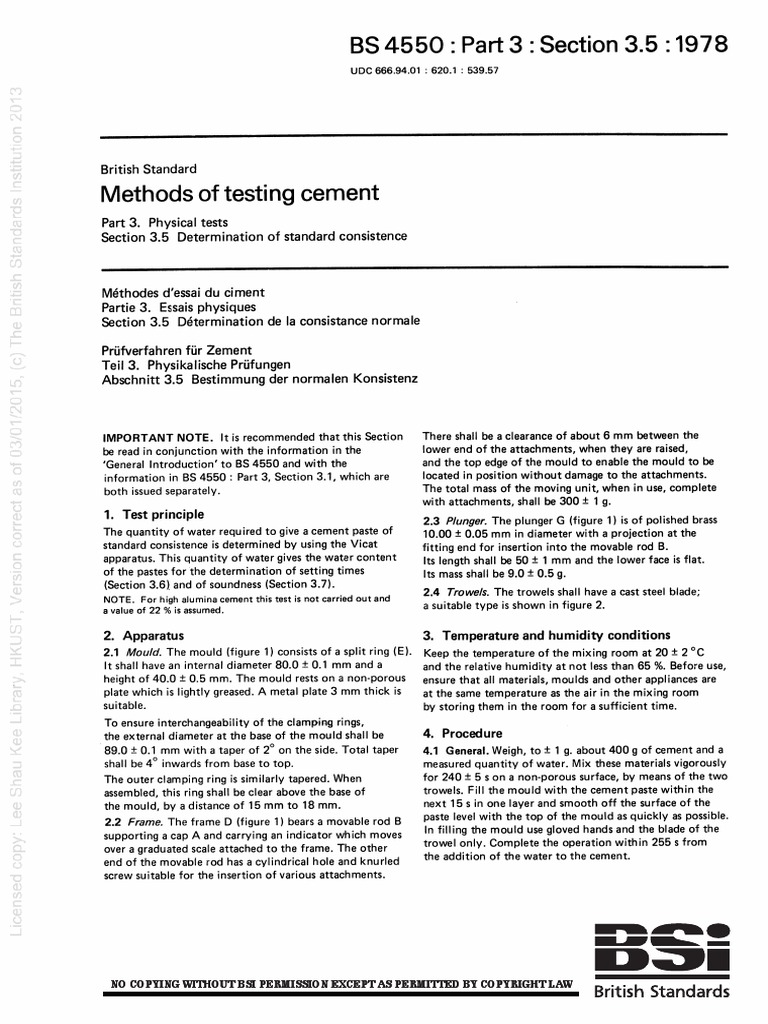 BS 4550-3.5 1978 | PDF