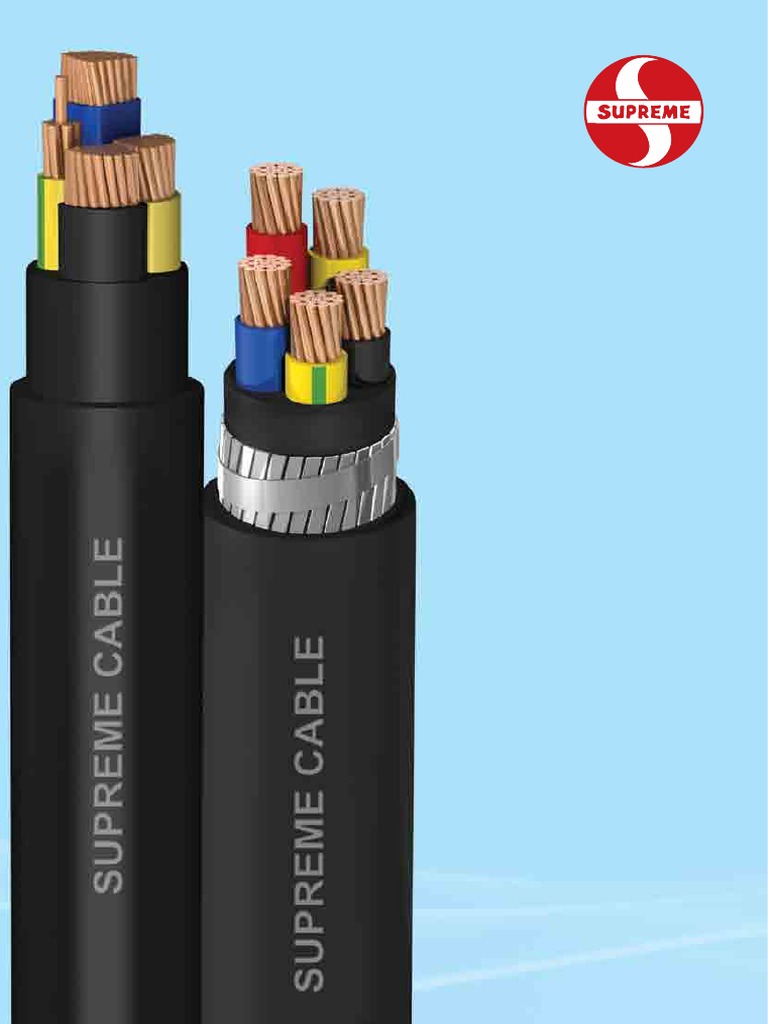 LV PVC Cable Supreme | PDF | Insulator (Electricity) | Electrical Conductor