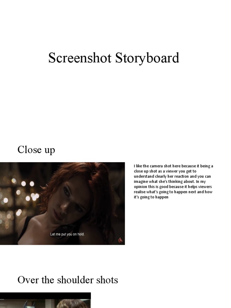 Screenshot Storyboard | PDF