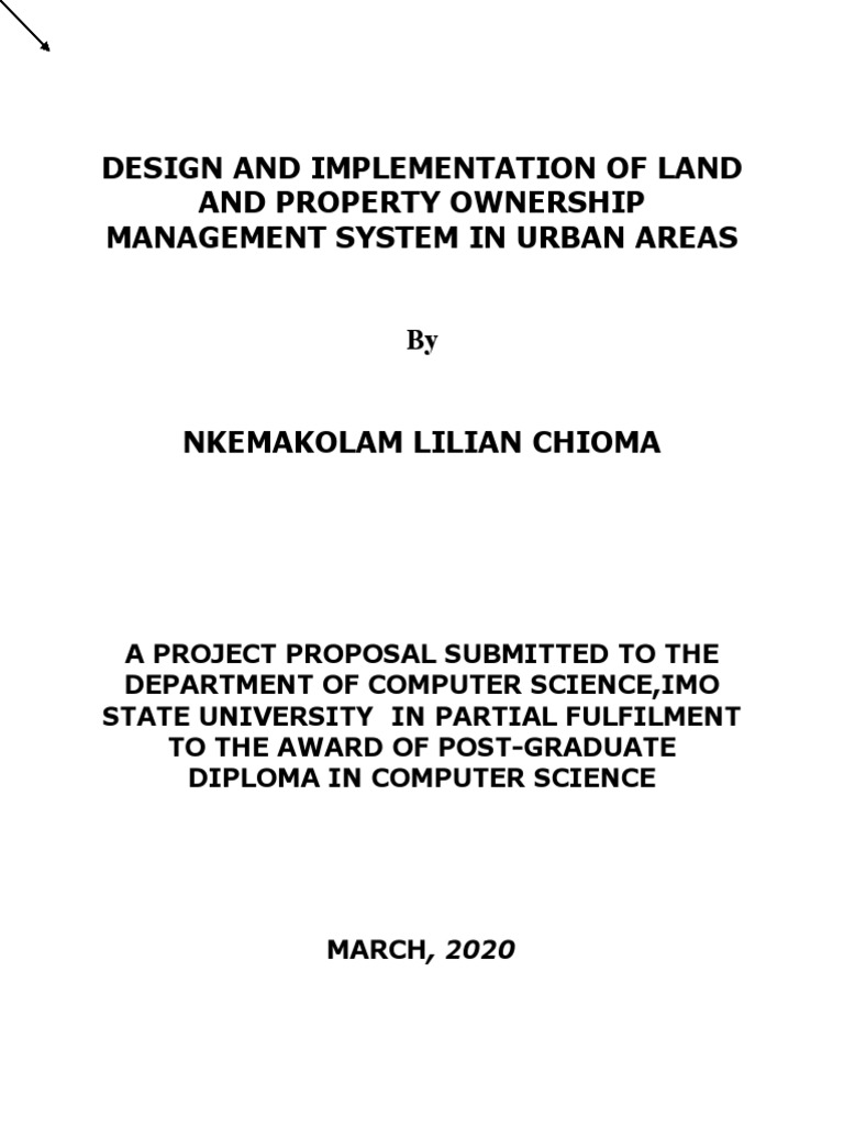 Design and Implementation of Land and Property Ownership Management ...