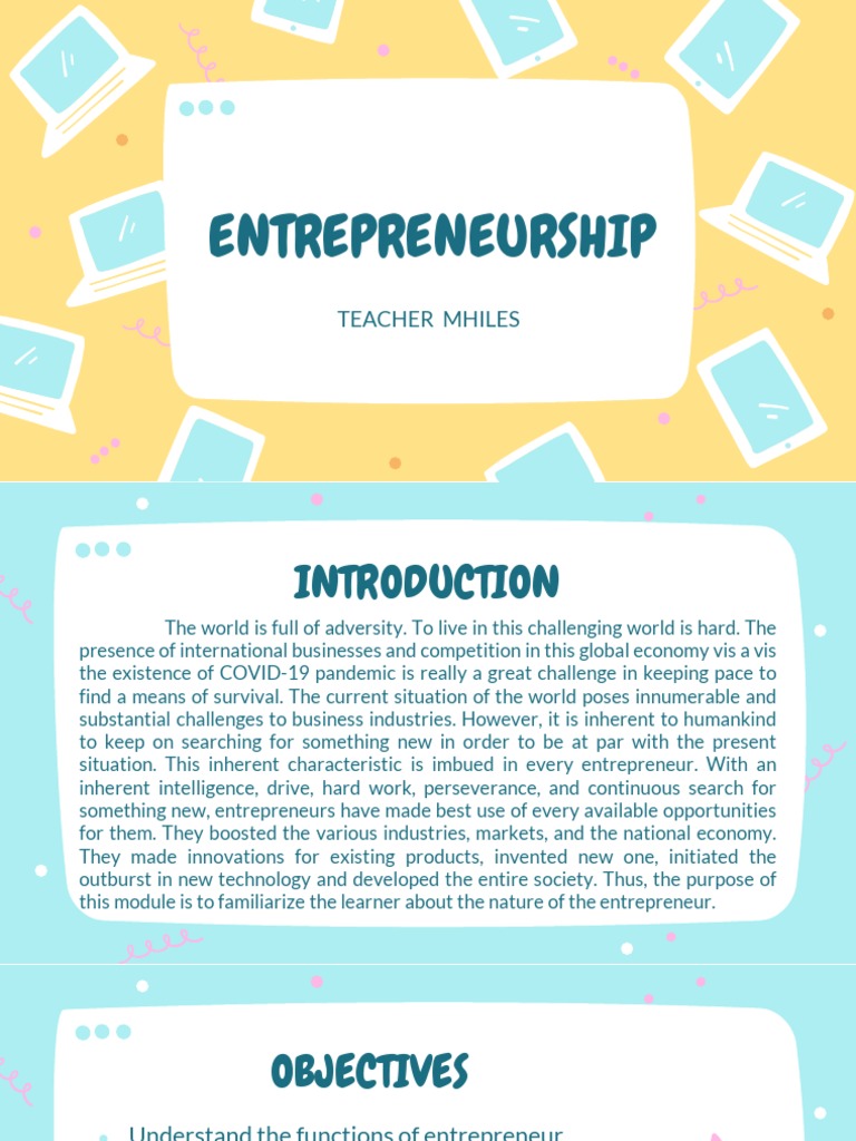 Entrepreneurship q1 Module 2 | PDF | Entrepreneurship | Innovation
