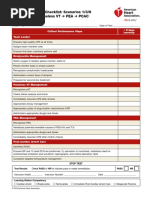 AHA ACLS Megacode Scenarios | PDF | Cardiac Arrest | Cardiopulmonary ...