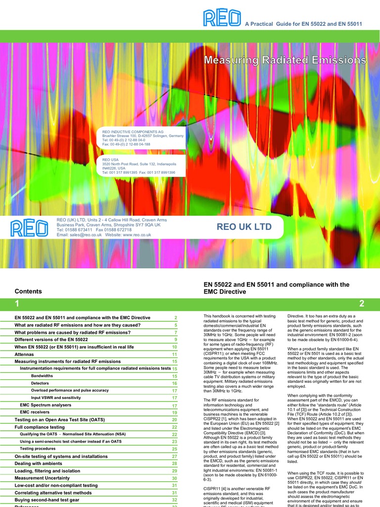 A Practical Guide For EN 55022 and EN 55011 | PDF