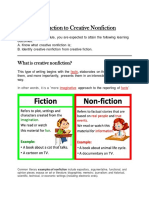 Creative Nonfiction Curriculum Map | PDF | Creative Nonfiction | Non ...