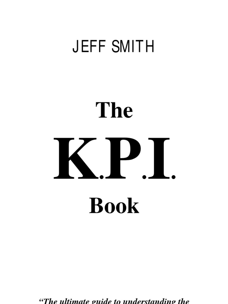 KPI Book Sample | PDF | Leverage (Finance) | Performance Indicator