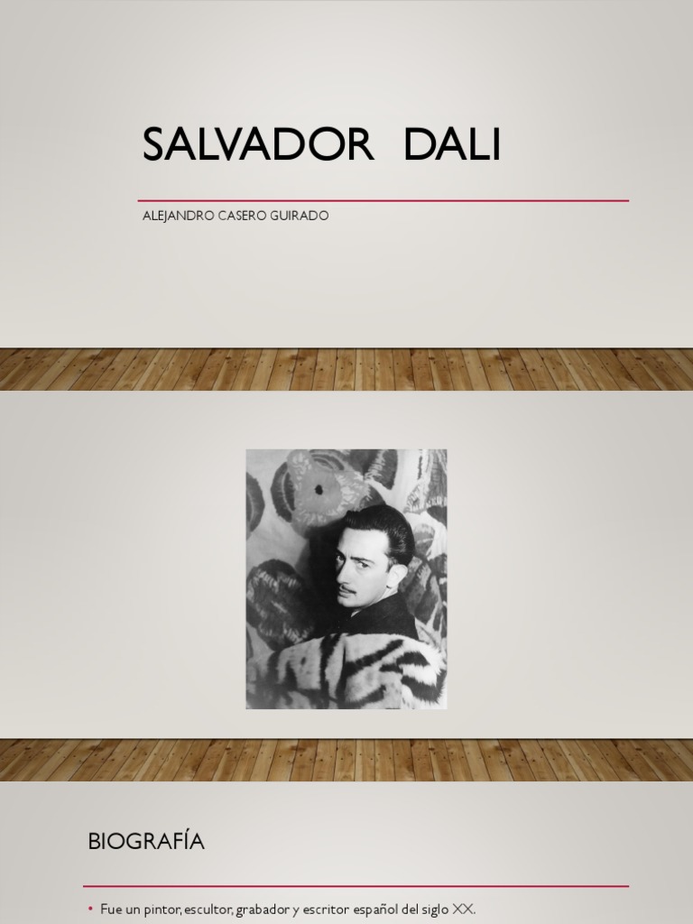 Dali Presentación Historia | PDF | Arte