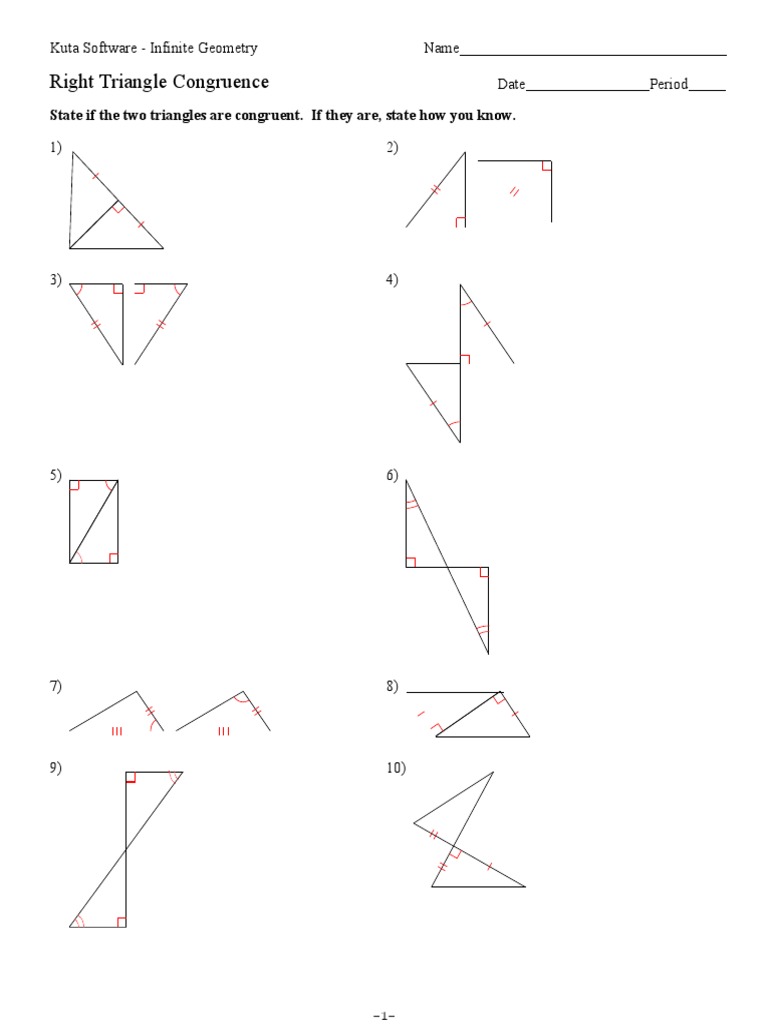 4-Right Triangle Congruence55 | PDF | Elementary Geometry | Euclid