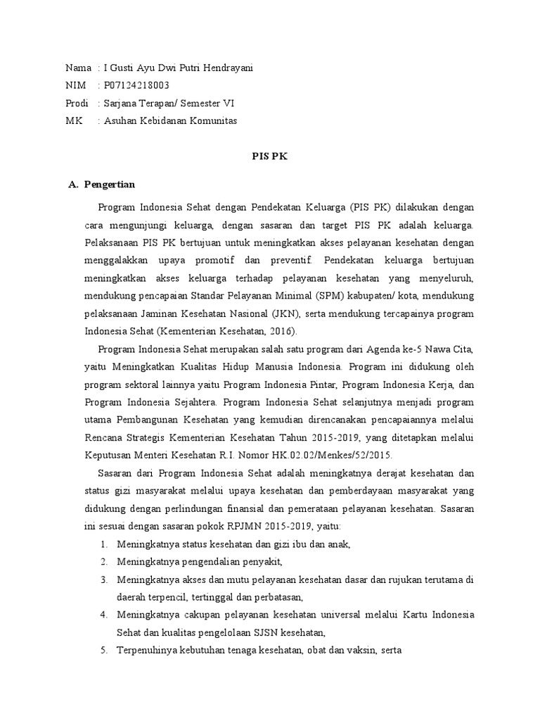 003 - Resume Pispk - Dwi Putri | PDF