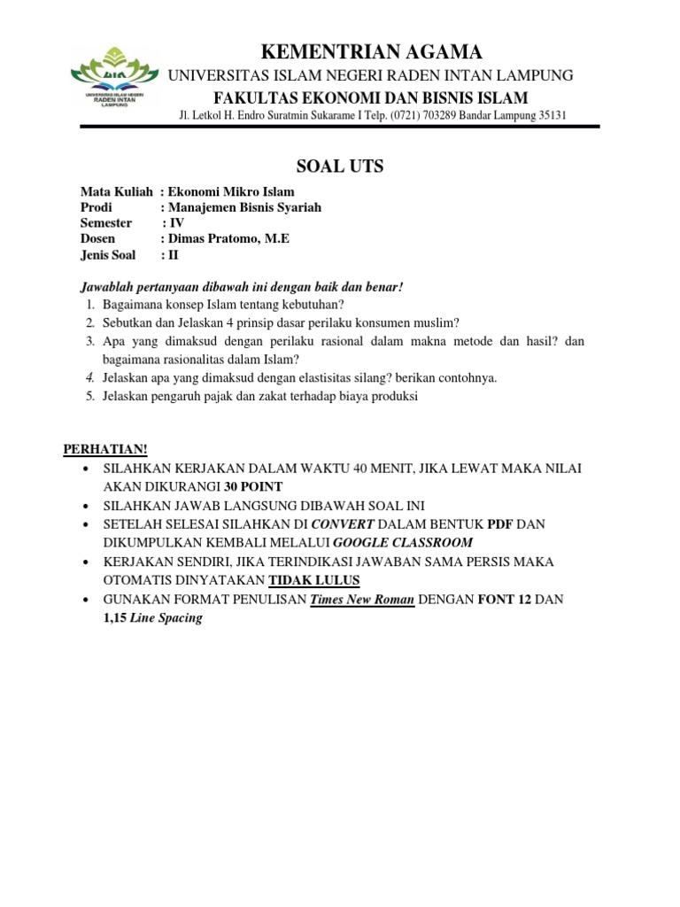 Soal Uts 2 Mmi (1) Amel | PDF