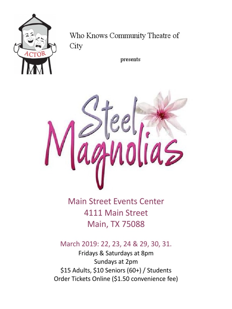Main Street Events Center 4111 Main Street Main, TX 75088: Who Knows ...