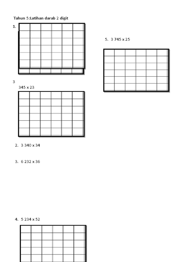 Tahun 5 Bentuk Lazim Darab Pdf