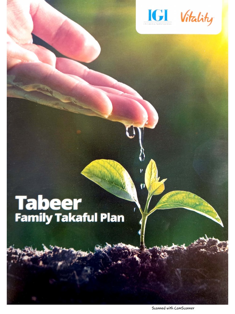 Tabeer Takaful Plan, IGI Takaful | PDF
