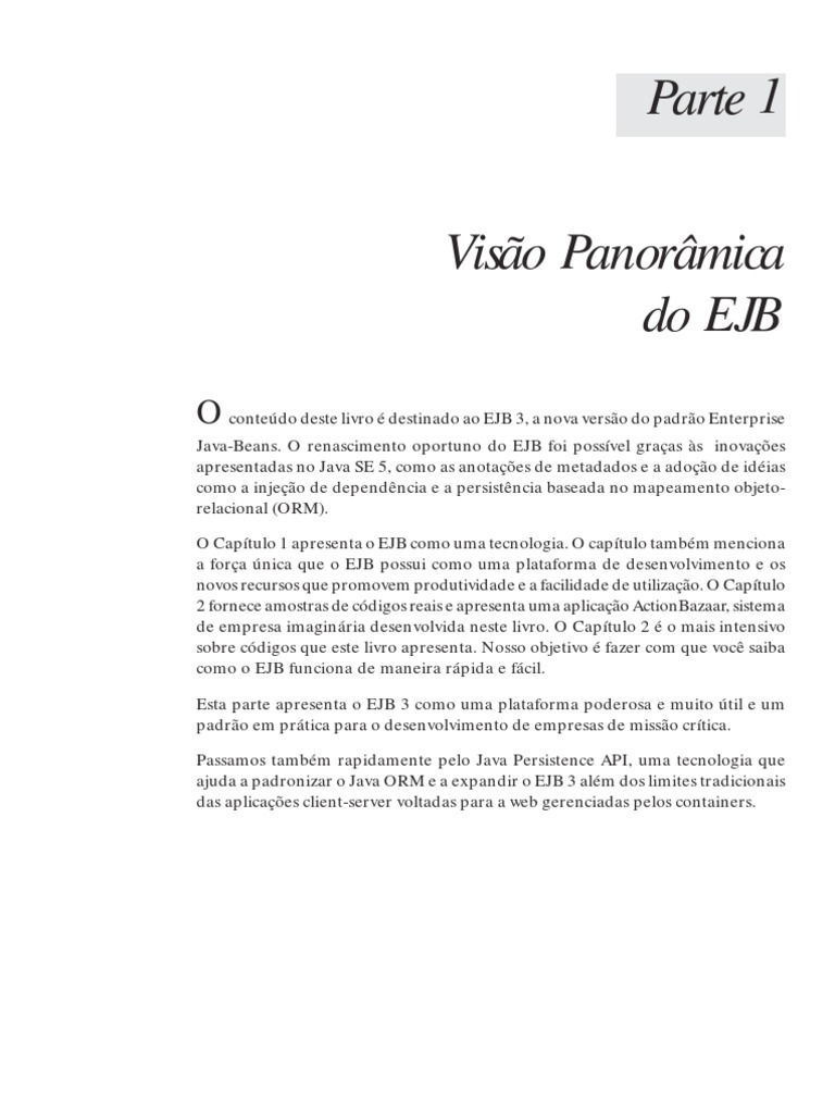 Ejb 3 | PDF | Enterprise Java Beans | Framework de software