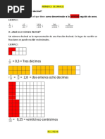 Tabla de Valor Posicional Decimal | PDF | Notación Matemática | Lexicología