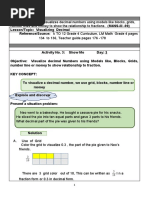 Detailed Lesson Plan in Mathematics | PDF | Numbers | Decimal