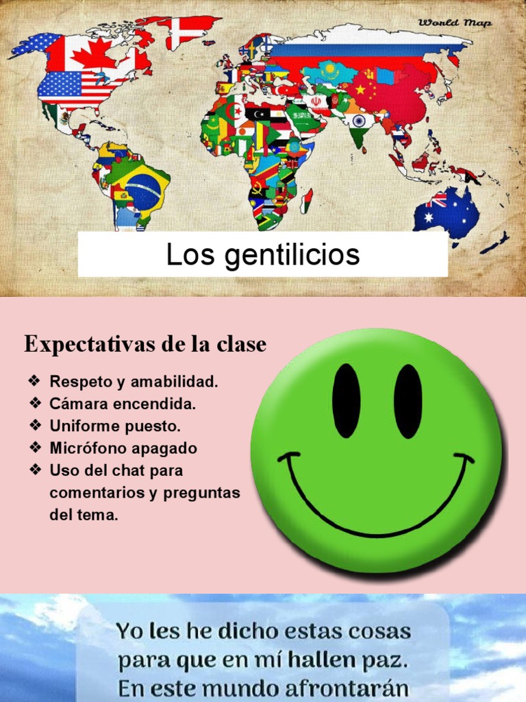 Los Gentilicios | PDF