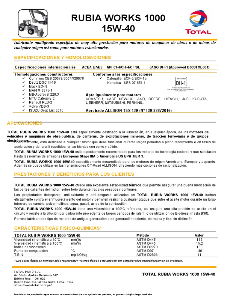Lubricante Multigrado para Motores | PDF | Lubricante | Materia suave