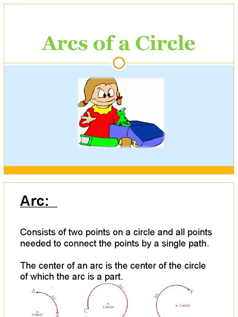 Understanding Circle Arcs and Angles | PDF | Angle | Circle