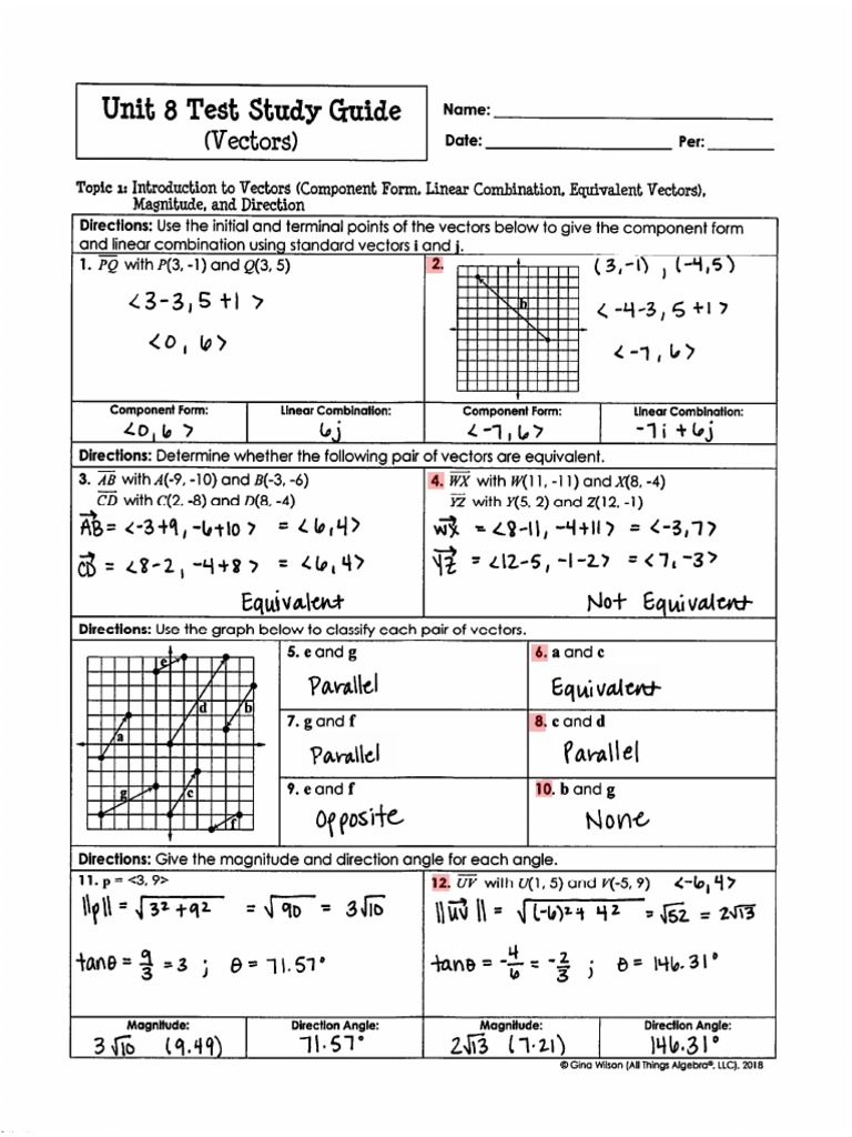 Kami Export - Unit 8 Study Guide | PDF