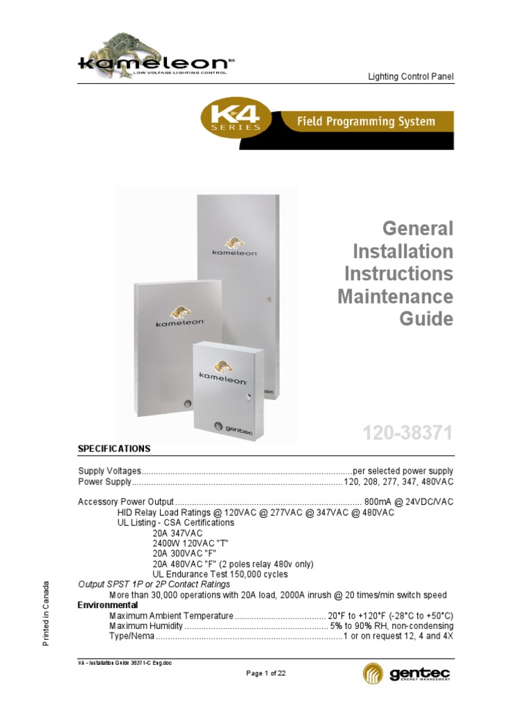 k4 Installation Guide PDF | PDF | Relay | Electrical Wiring