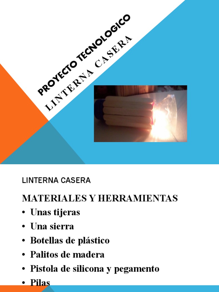 Proyecto Tecnologico Linterna | PDF