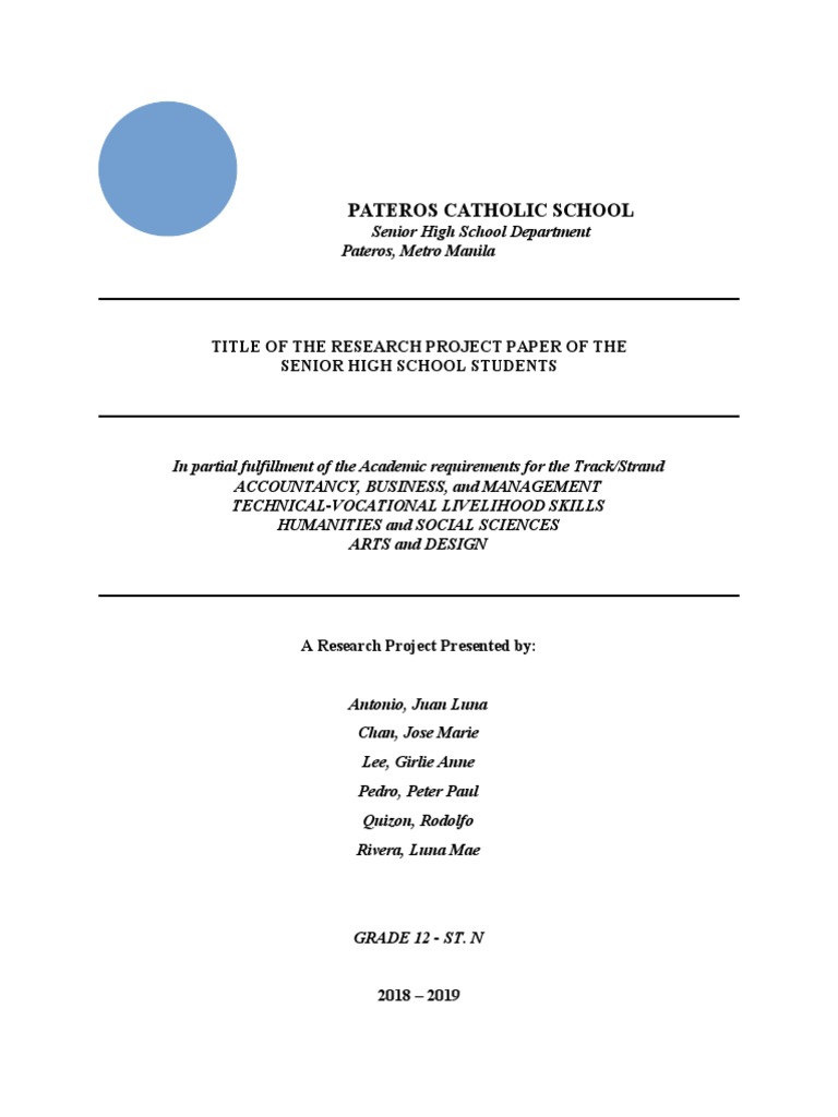 Imrad-Format RP Title | PDF | Social Science | Science & Mathematics