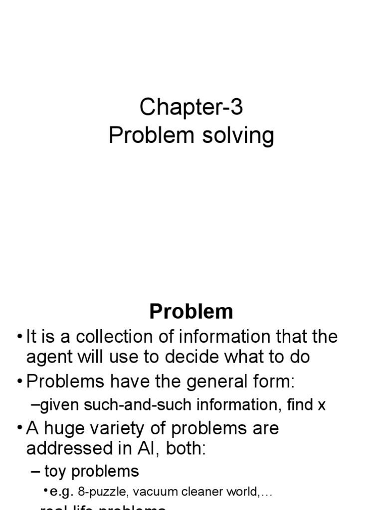 Chap 3 (1) - Problem Solving | PDF | Function (Mathematics) | Goal