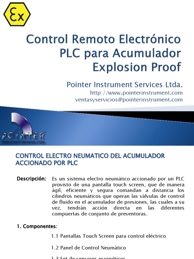 MANUAL CONTROL REMOTO PLC v3 1 (Explosion Proof) | PDF | Solenoide ...