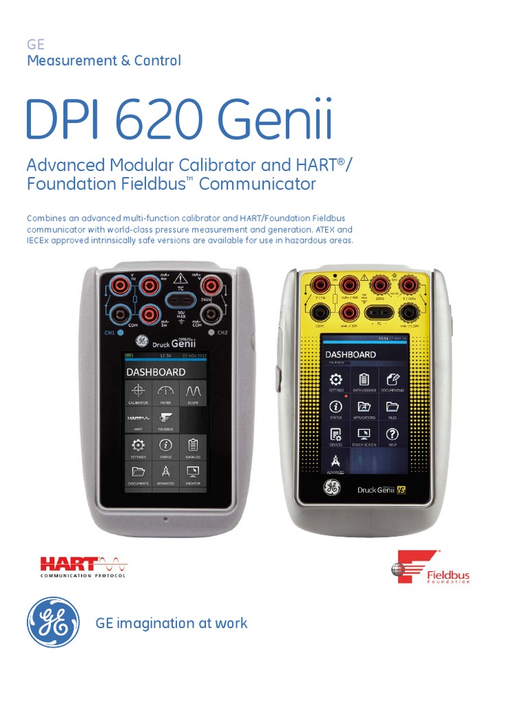 DPI 620 Genii: Advanced Modular Calibrator and HART / Foundation ...