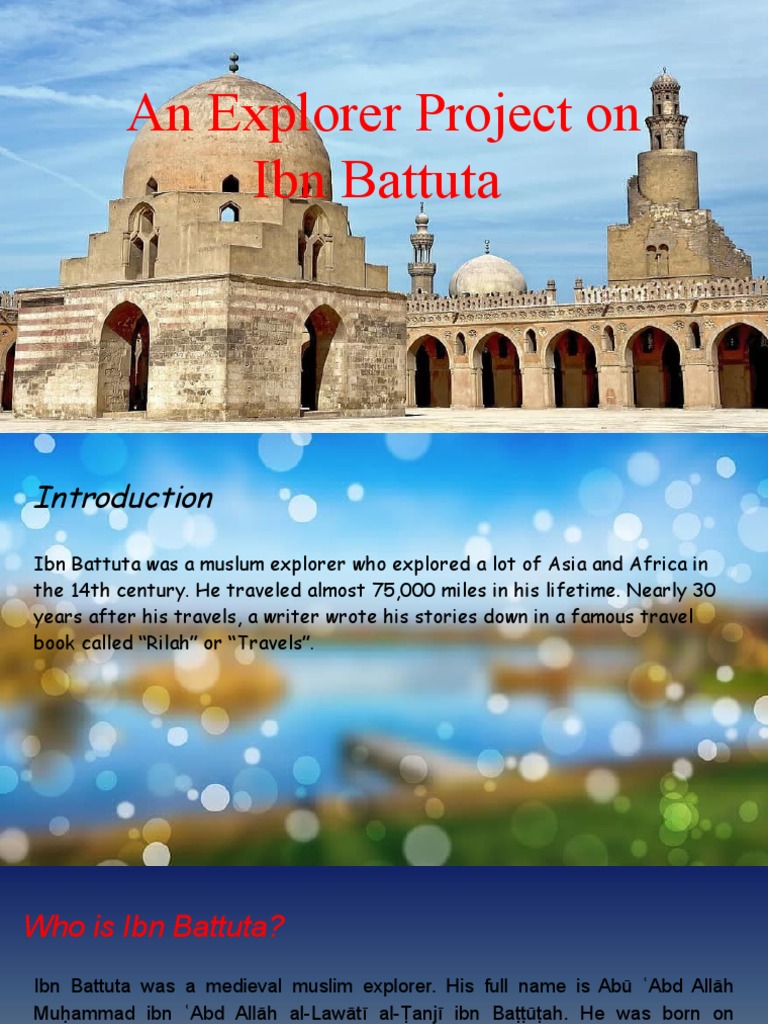 Ibn Battuta - Explorer Project | PDF | History | Classics