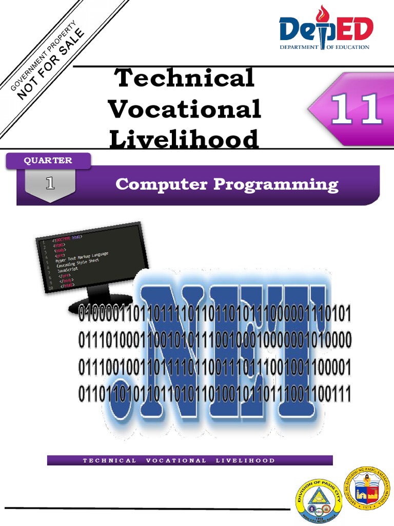 TVL Comprog11 q1 m2 | PDF | Html | Html Element