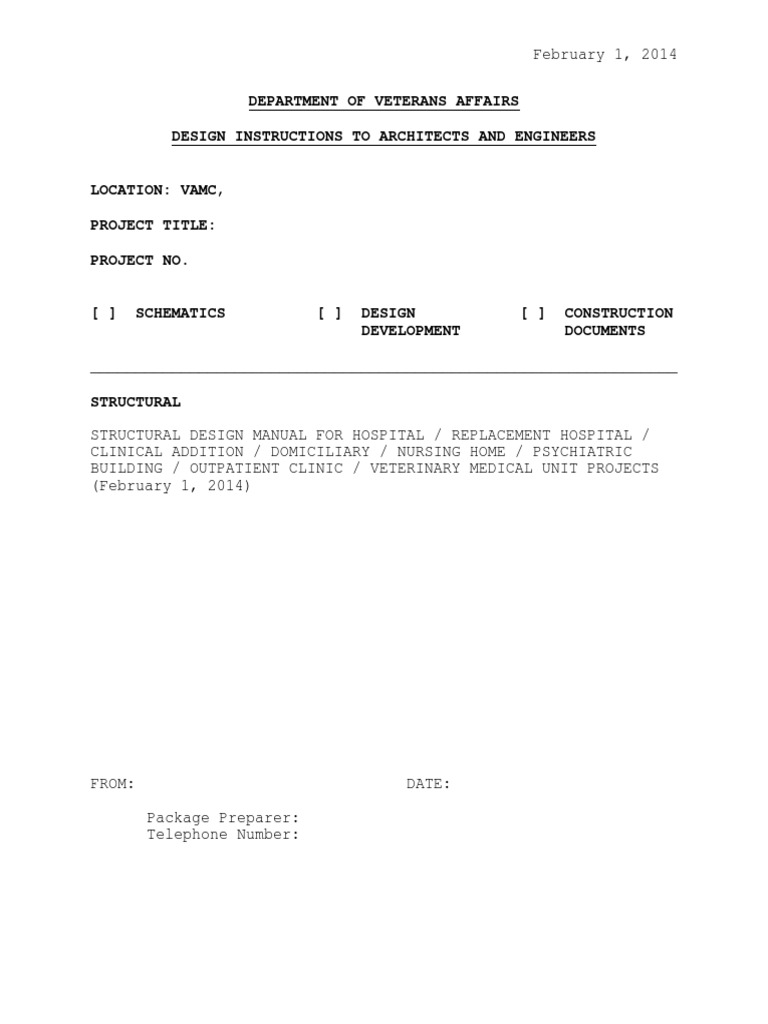 Design Manual - Structural Hospital Projects | PDF | Deep Foundation ...