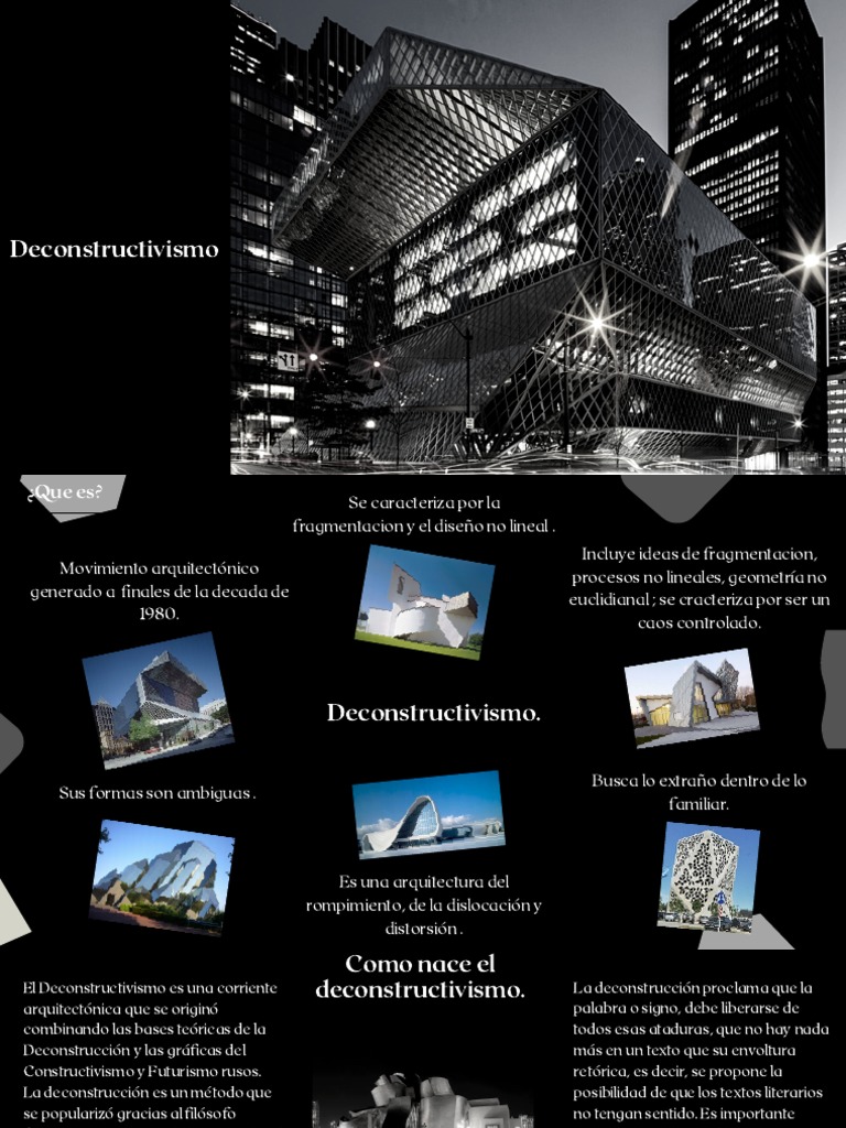 Deconstructivism o 2 | PDF | Deconstruccion | Estética