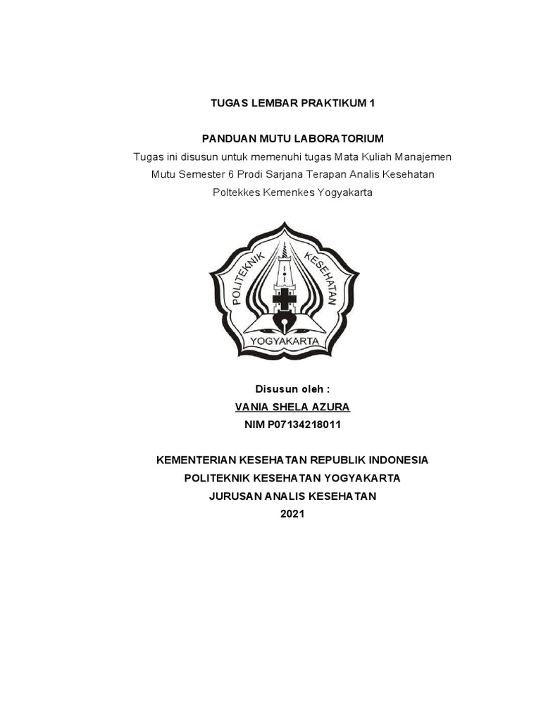 Panduan Mutu Laboratorium | PDF