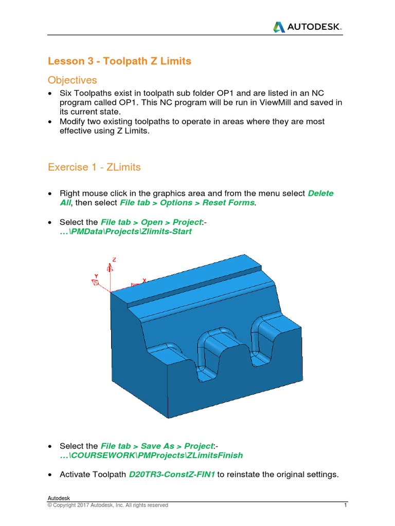 Lesson 3 - Toolpath Z Limits | PDF | Machine Tool | Computer Science