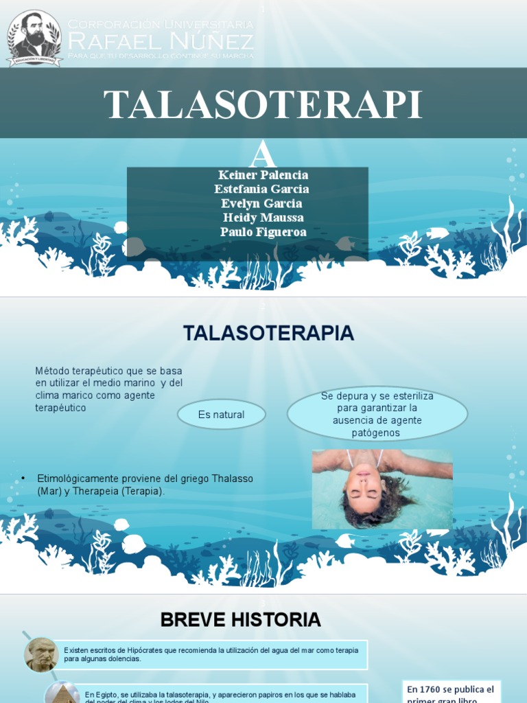 TALASOTERAPIA | PDF | Terapia | Tratamiento de salud