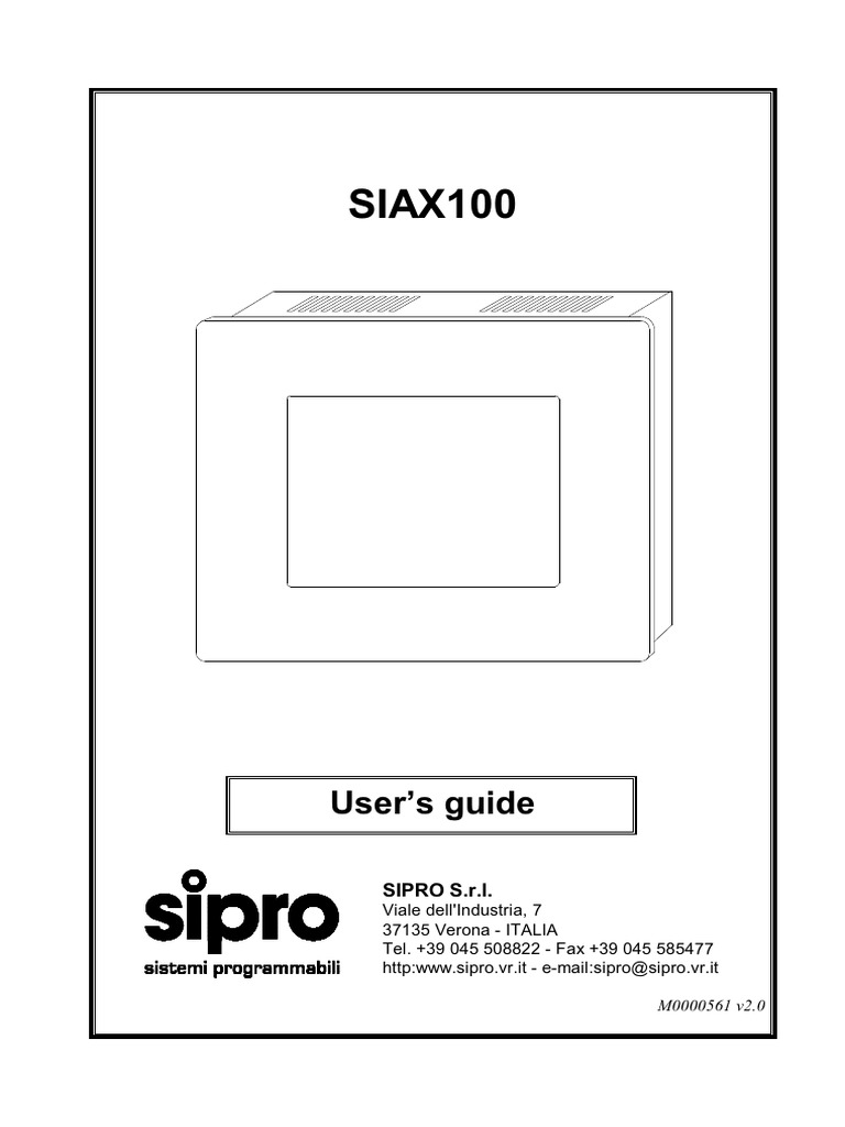 M0000561 sch100 Ing v2.0 | PDF | Programmable Logic Controller ...