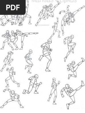 Battle Poses For Drawing
