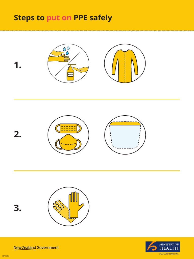 Hp7353 Ppe Donning and Doffing Guidance 28mar20 | PDF