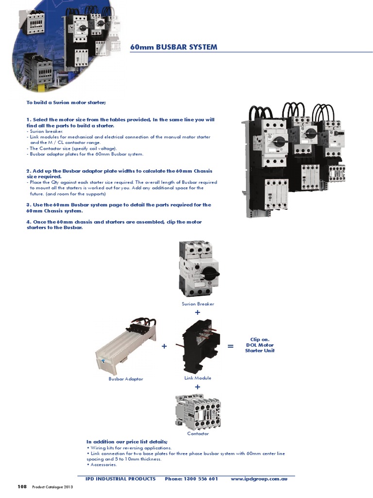 66mm Busbar System Data Sheet | PDF | Electric Motor | Alternating Current