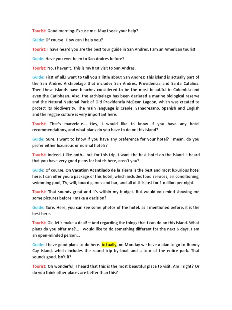 SCRIPT Final | PDF | Hotel And Accommodation | Tourism And Leisure