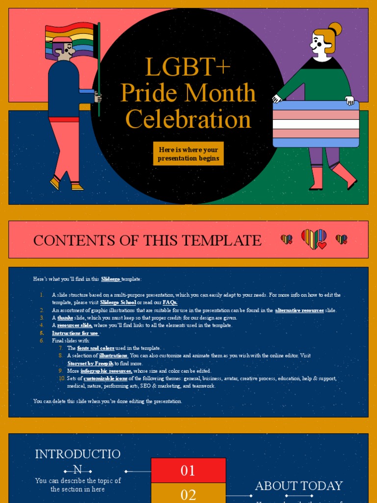 Pride Month Presentation Template | PDF | Lgbt | LGBTQIA+ Studies