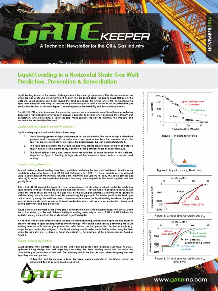 Optimizing Liquid Loading Management in Horizontal Shale Gas Wells ...
