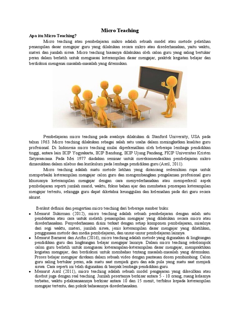 Micro Teaching 1 | PDF