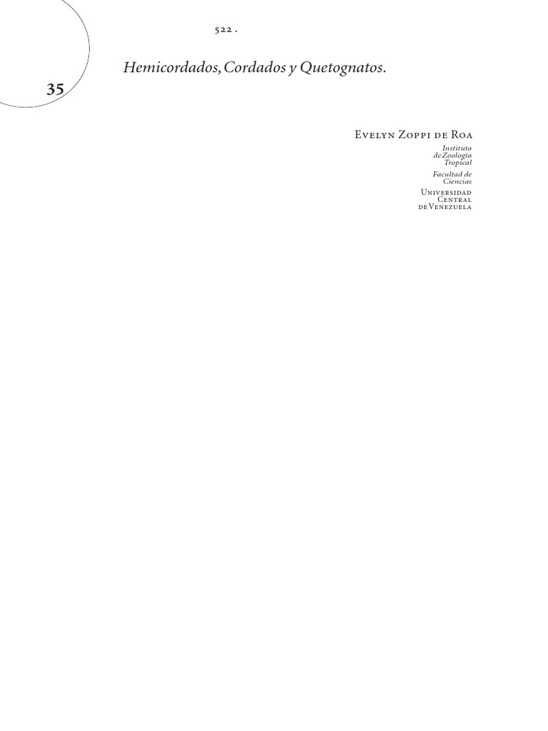 Hemicordados Quetognatos | PDF | Organismos | Biología