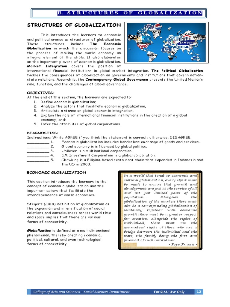 GEC04 - Module2-4 - Structures of Globalization | PDF | Neoliberalism ...